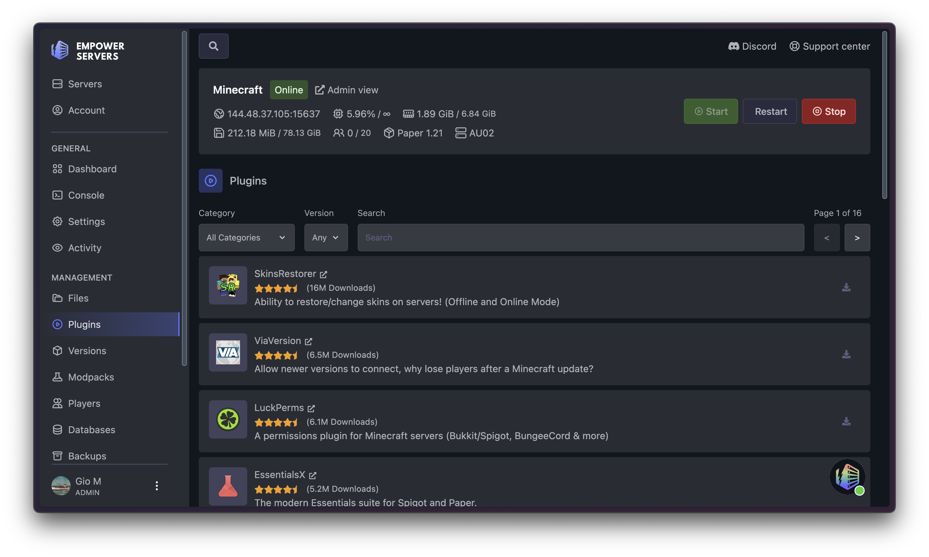 Minecraft Game Server Hosting | Empower Servers
